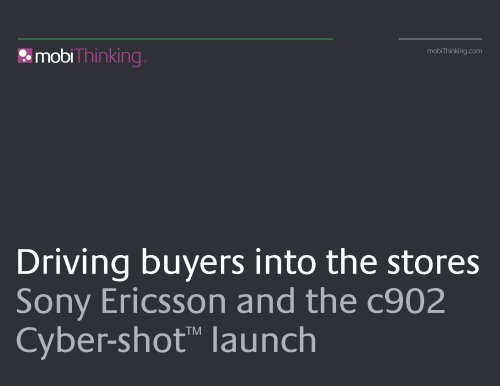 Sony Ericsson Case Study PDF - mobiThinking