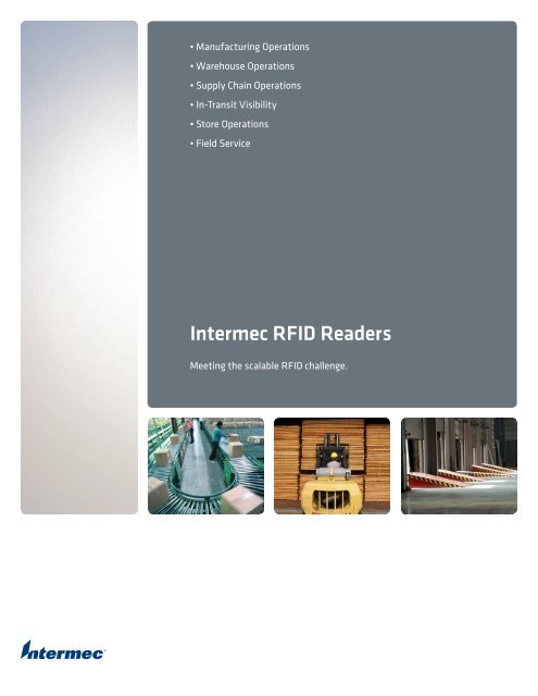 RFID Reader Guide (PDF) - Intermec