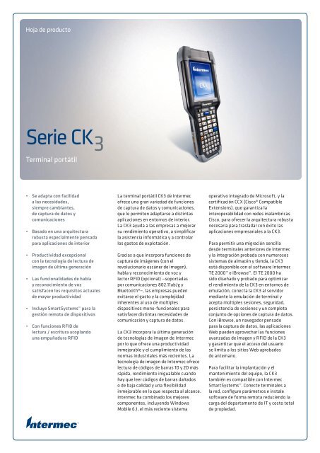 Product Profile - Intermec