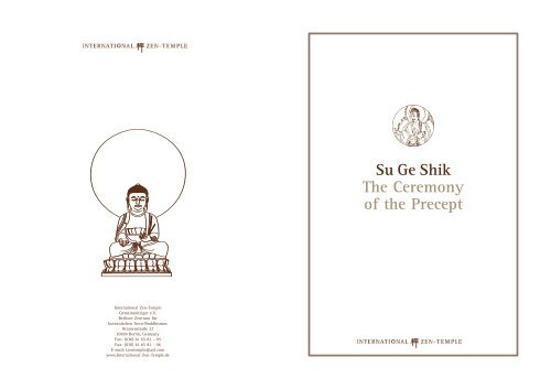 SuGe Shik | PDF - International Zen-Temple