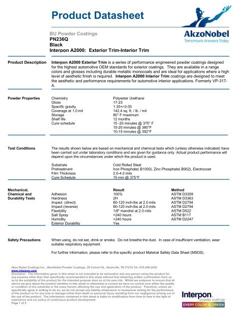 Coil Coating - Interpon