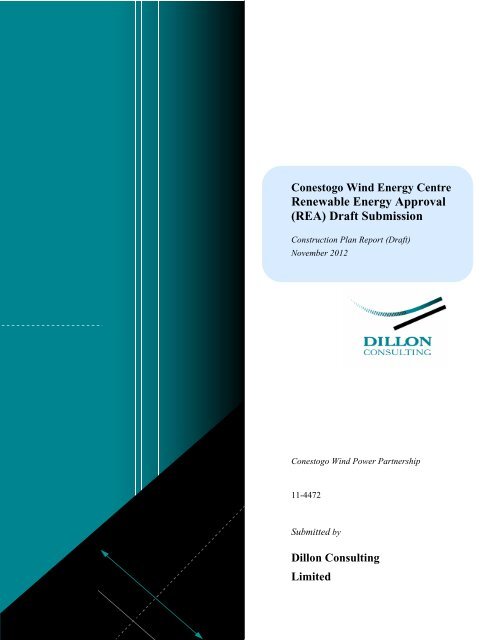 Draft Construction Plan Report - Invenergy