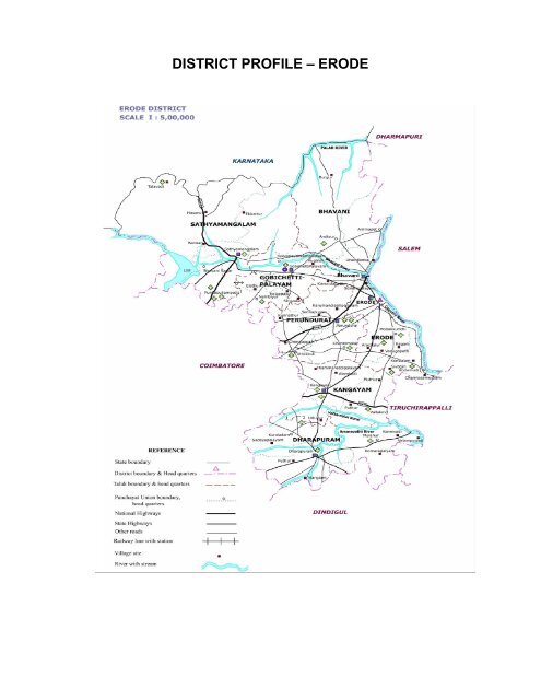 DISTRICT PROFILE – ERODE