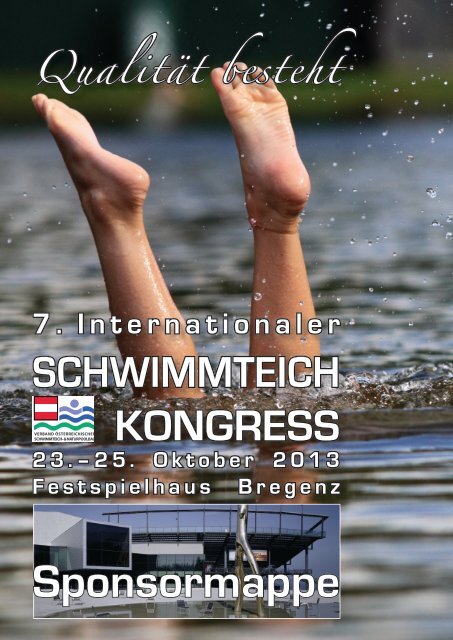 Sponsorenmappe - Schwimmteich Kongress
