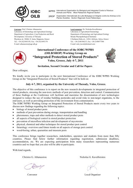 IOBC OILB - IOBC-WPRS