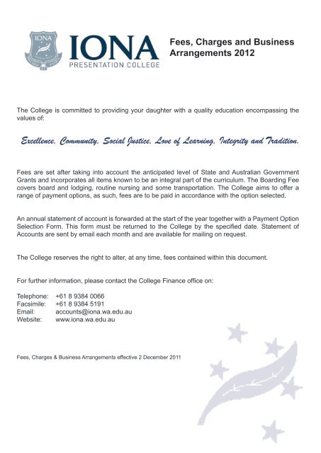 Excellence, Community, Social Justice, Love of Learning, Integrity ...