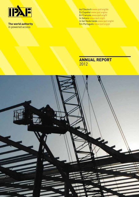 ANNUAL report 2012 - IPAF