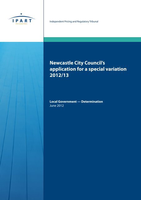 Newcastle City Council's application for a special variation 2012/13