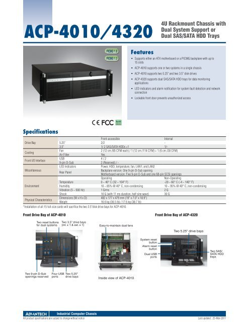 Advantech ACP-4320 Datasheet - download.advantech.com