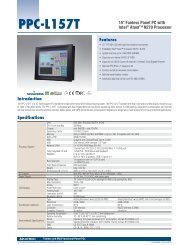 PPC-3100 - download.advantech.com