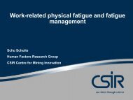 Basic Fatigue Management - RTA