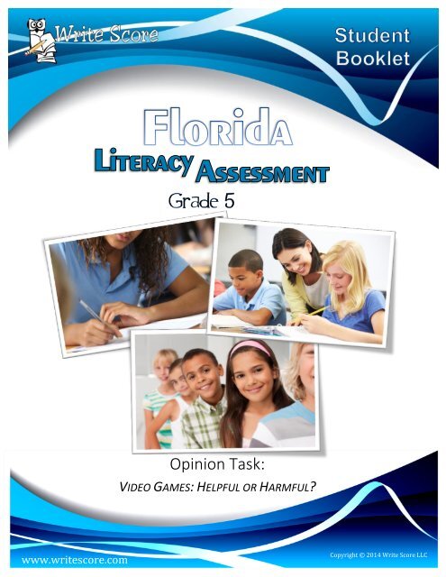 Elementary Opinion Assessment Sample