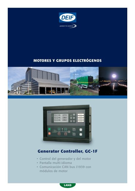 generator controller, gc-1f - Deif