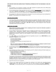 EXPLANATORY NOTES TO FORM C - IRAS