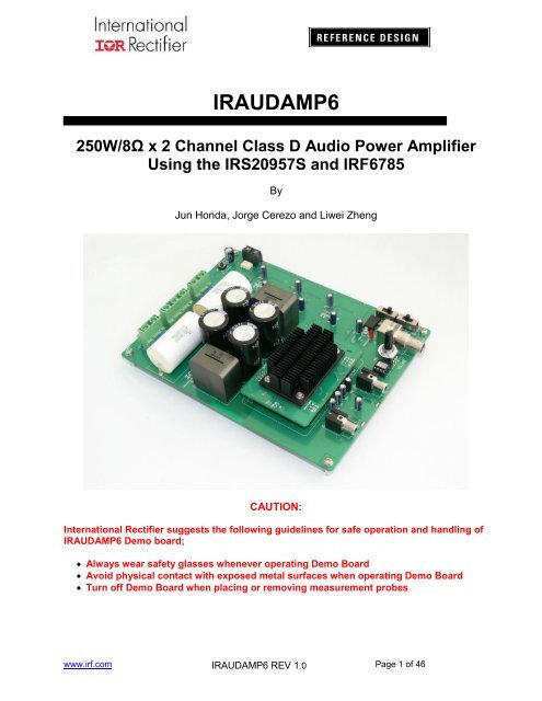 IRAUDAMP6 - International Rectifier