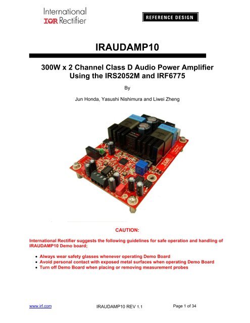 IRAUDAMP10 - International Rectifier