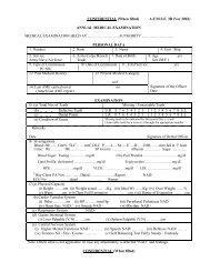 CONFIDENTIAL (When filled) AFMSF 18 (Ver 2002) MEDICAL ...