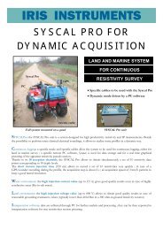 IRIS INSTRUMENTS SYSCAL Pro