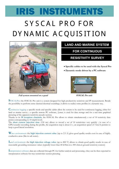 SYSCAL_Pro_Marine_La.. - IRIS Instruments