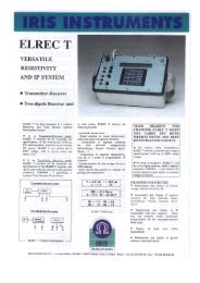 IRIS INSTRUMENTS SYSCAL Pro