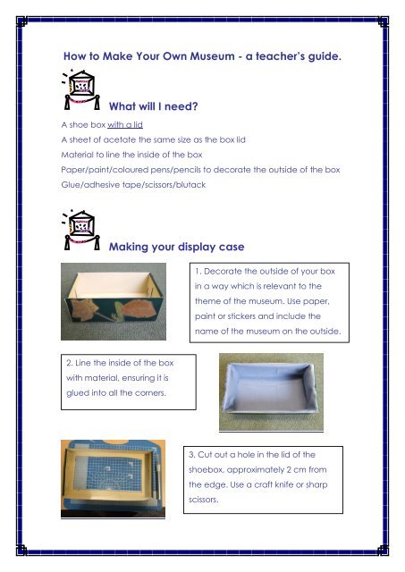 How to Make Your Own Museum - a teacher's guide - Ironbridge ...
