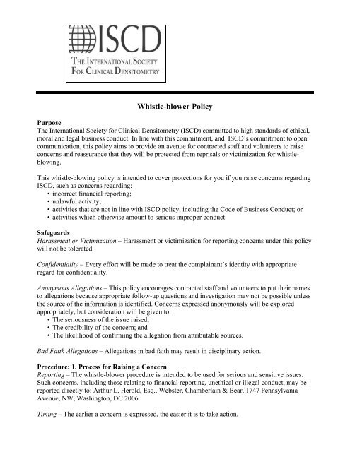 pdf 1h Whistleblower Policy - ISCD