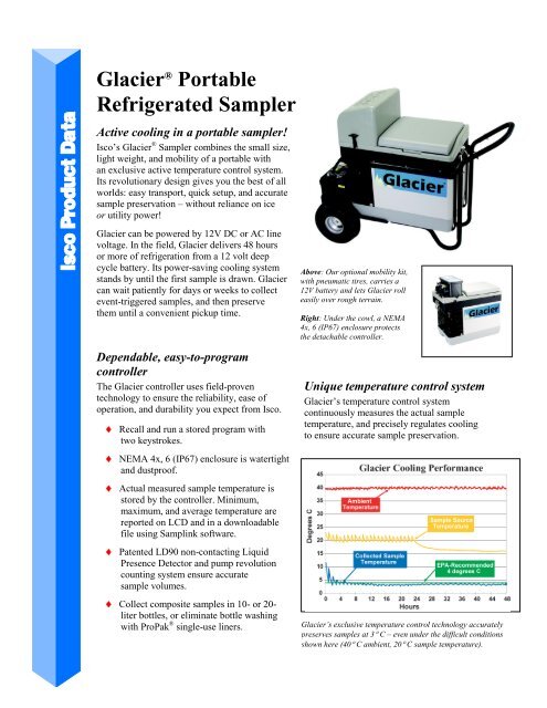 Glacier Portable Refrigerated Sampler - Isco