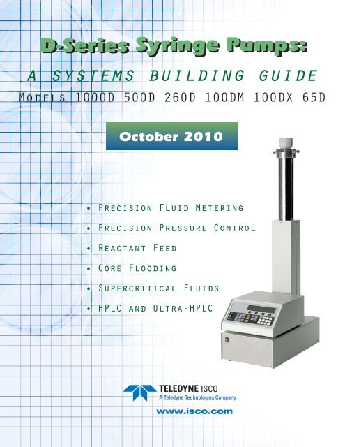 OEM SyringePumps 2010 - Isco