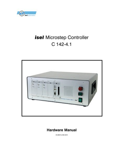 isel Microstep Controller C 142-4.1 - Bedienungsanleitungen ...