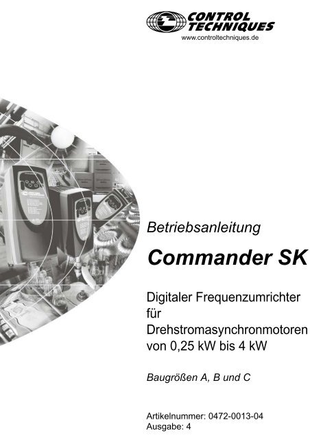 Betriebsanleitung Commander SK