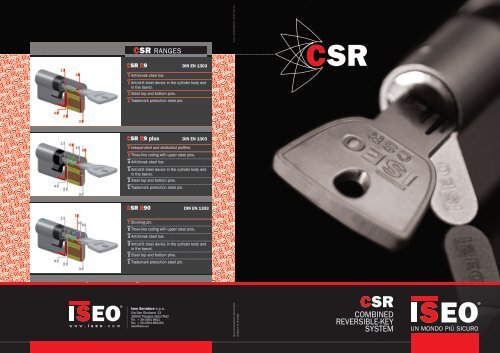 CombiNed reverSible-Key SyStem - Net-Engineering
