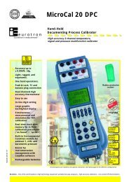 MicroCal 200/200+ MicroCal 2000+ - Process Control Equipments ...