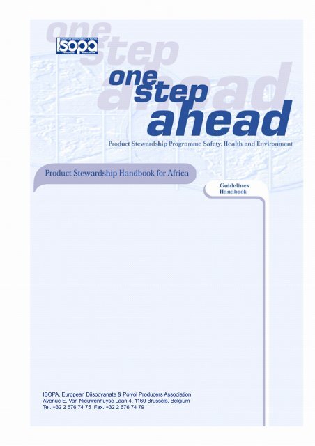 ISOPA, European Diisocyanate & Polyol Producers Association ...