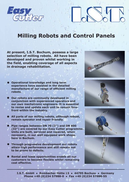 Milling Robots and Control Panels els - Ist-web.com