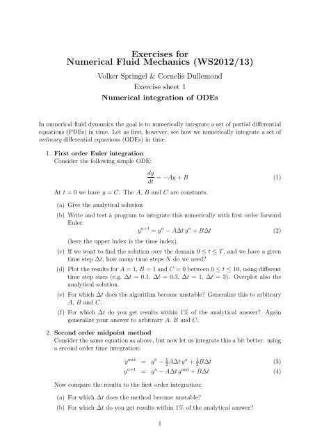 Exercise Sheet 1