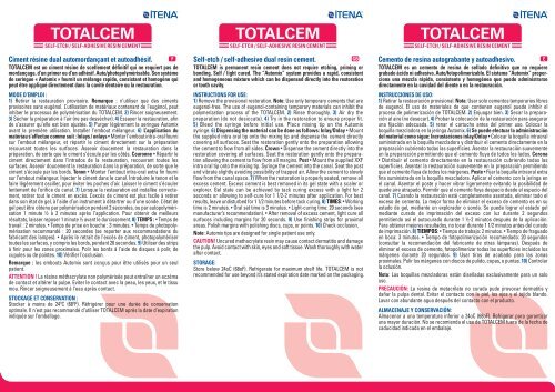 TOTALCEM TOTALCEM TOTALCEM - Itena clinical France