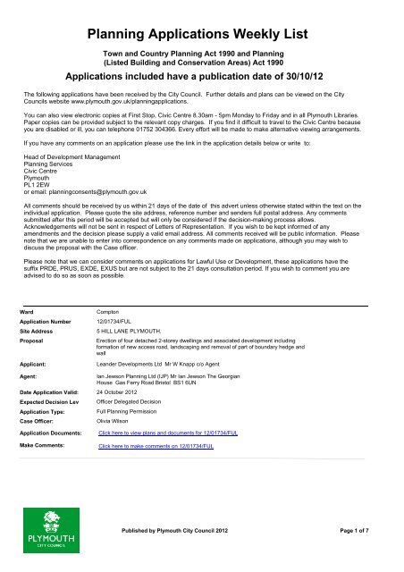 weekly_planning_application_list_301012