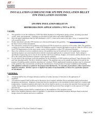 METAL JACKETING - ITW Insulation Systems