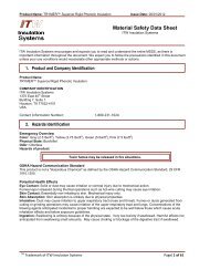 Material Safety Data Sheet for Trymer 2000 XP - ITW Insulation ...