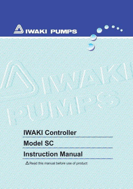 IWAKI Controller Model SC Instruction Manual
