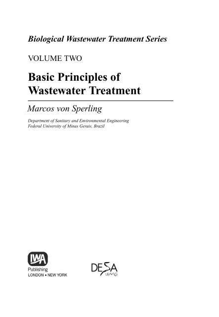 Basic Principles of Wastewater Treatment - IWA Publishing