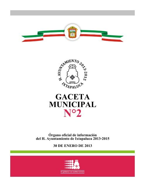 GACETA MUNICIPAL - Ixtapaluca