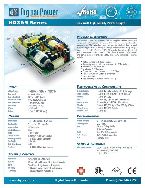 HD365 Series - Digital Power Corporation Home