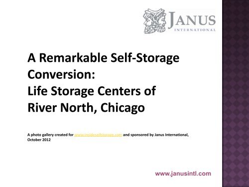 A Remarkable Self-Storage Conversion - Janus International