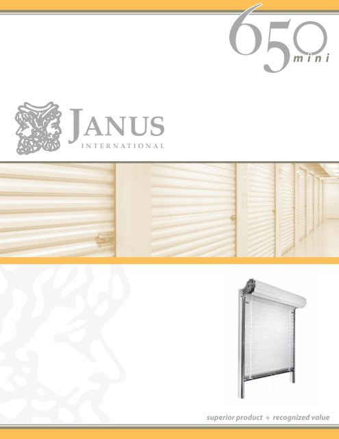 Download the Brochure - Janus International