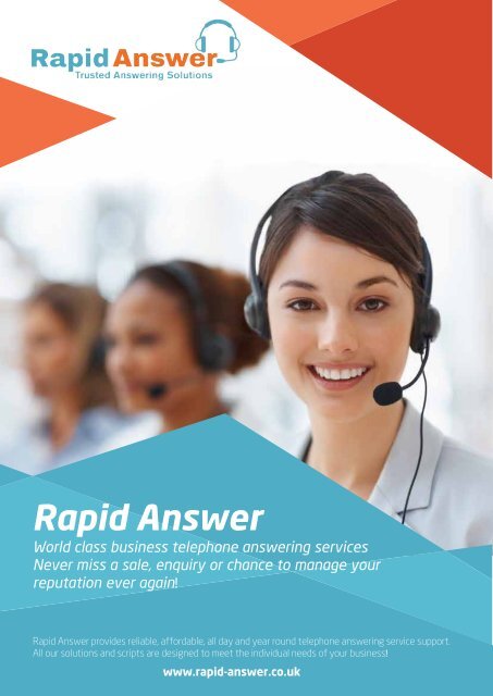 Rapid Answer Brochure