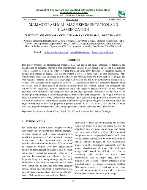 Full Text - Journal of Theoretical and Applied Information Technology
