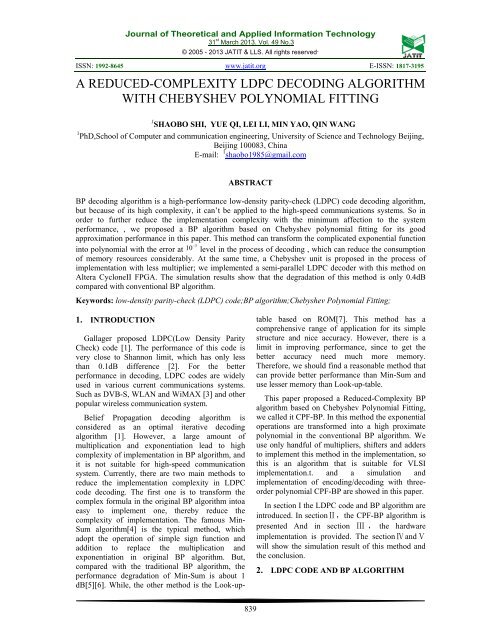 Full Text Journal Of Theoretical And Applied Information Technology