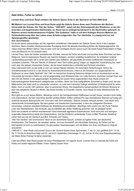 Lennart Grau und Iman Rezai - Jens Kassner