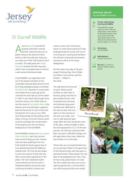 Durrell Wildlife - Jersey